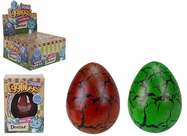 6cm Magic Growing Dinosaur Toy in Assorted Colours | Mill Race Garden ...