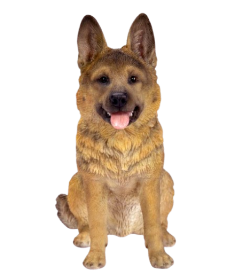 Alsatian Real Life Resin Ornament by Vivid Arts | Mill Race Garden Centre