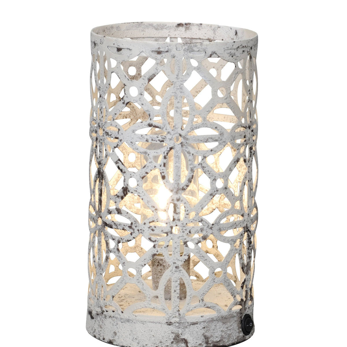23cm LED Cream Lantern with Timer – Warm Decorative Indoor Light