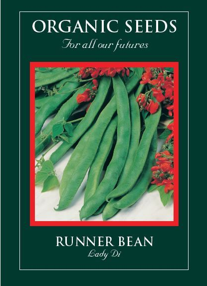 Organic Runner Bean Lady Di | Mill Race Garden Centre