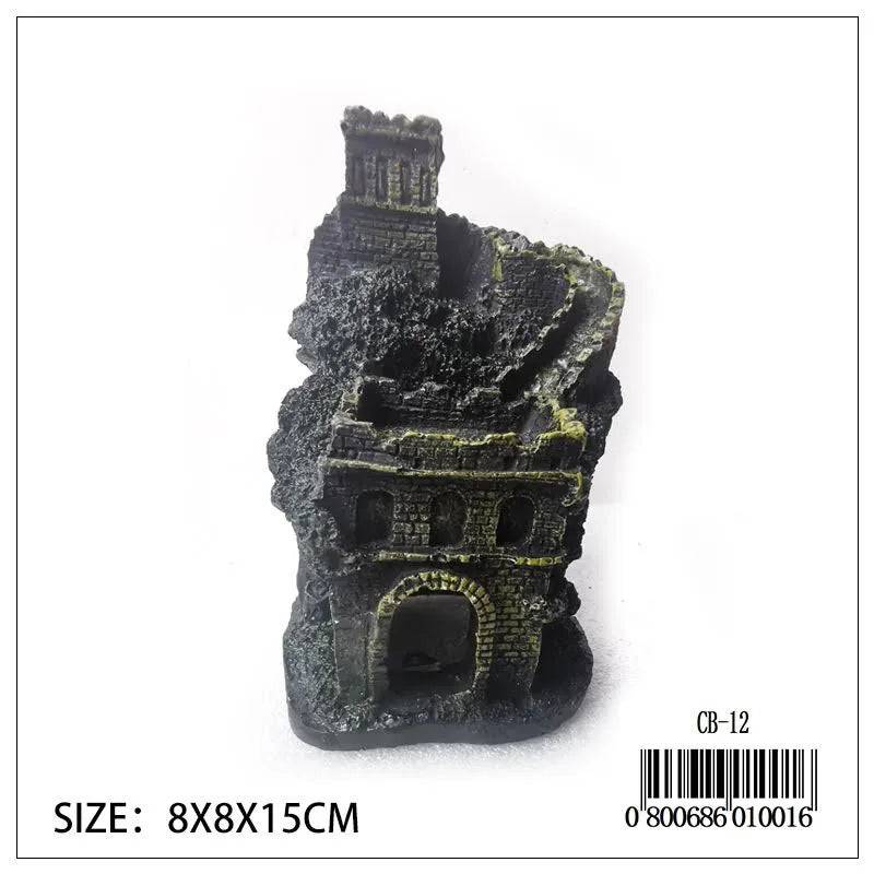 Aquarium D cor Castle Ruins CB-12 | Mill Race Garden Centre