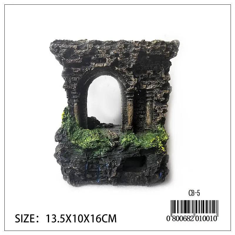 Aquarium D cor Castle Ruins CB-5 | Mill Race Garden Centre