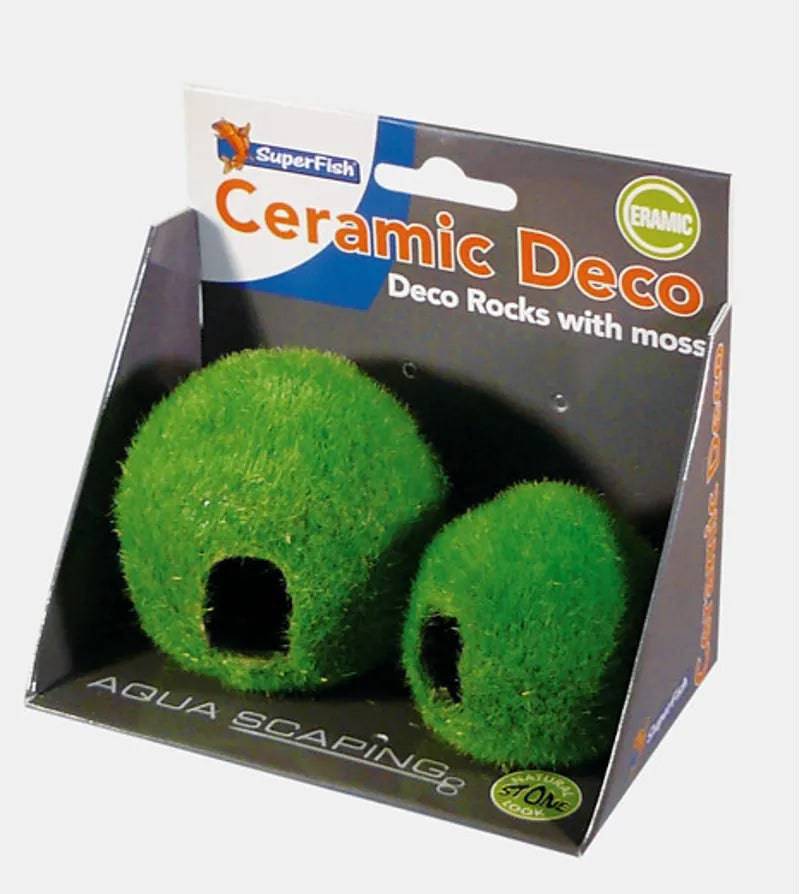 Superfish Fish Home with Moss 2pcs | Mill Race Garden Centre