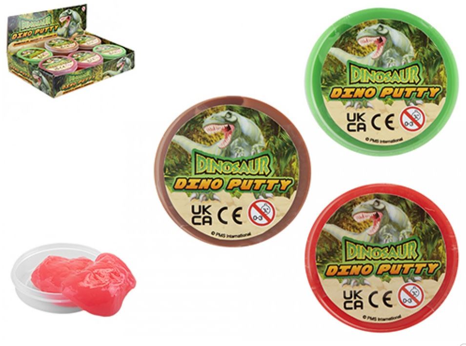 Dinosaur Putty 40g Assorted Colours | Mill Race Garden Centre