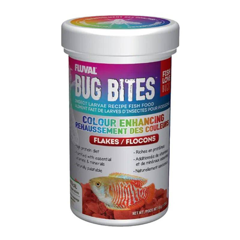 Fluval Bug Bites Colour Enhancing Flake 45g | Mill Race Garden Centre