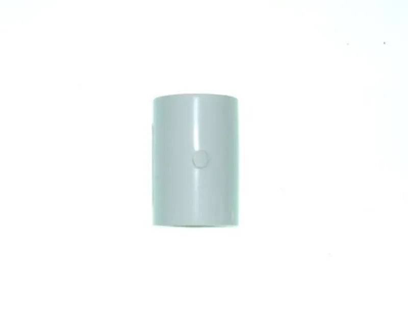 White coupling for 0.5 inch bore PVC-U pipe | Mill Race Garden Centre