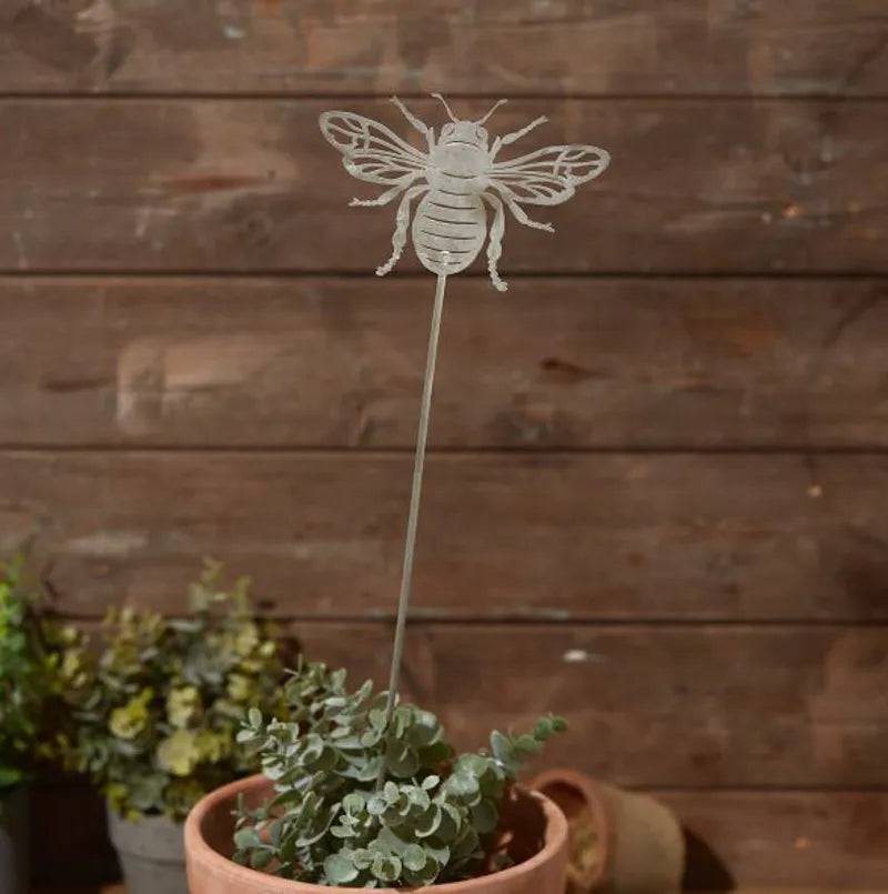 Metal Bee Stick Small | Mill Race Garden Centre