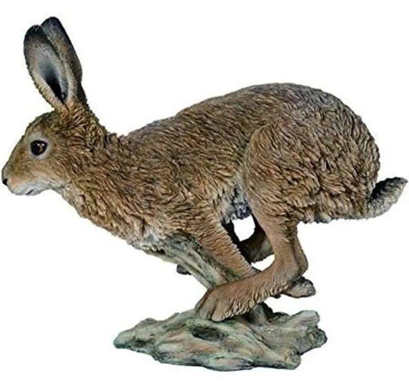 Running Hare Real Life Resin Ornament by Vivid Arts | Mill Race Garden ...