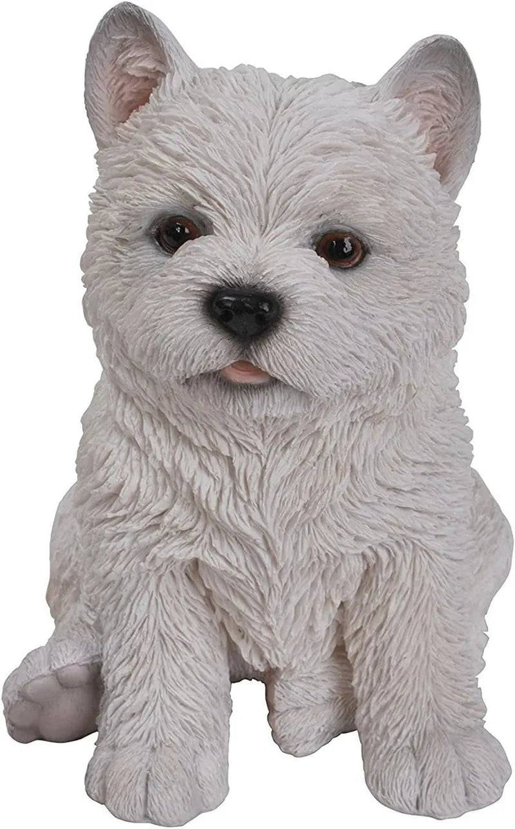 Sitting West Highland Terrier Real Life Resin Ornament by Vivid Arts ...